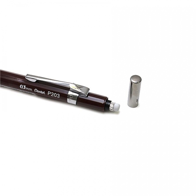Карандаш механический Pentel P203-E коричневый корпус 0,3мм - 499 руб.